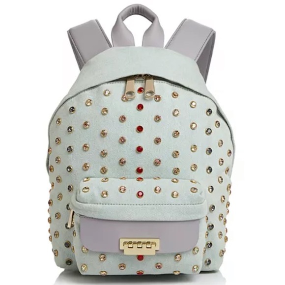 Zac Posen | Bags | Nwt Zac Posen Iconic Eartha Denim Small Backpack ...